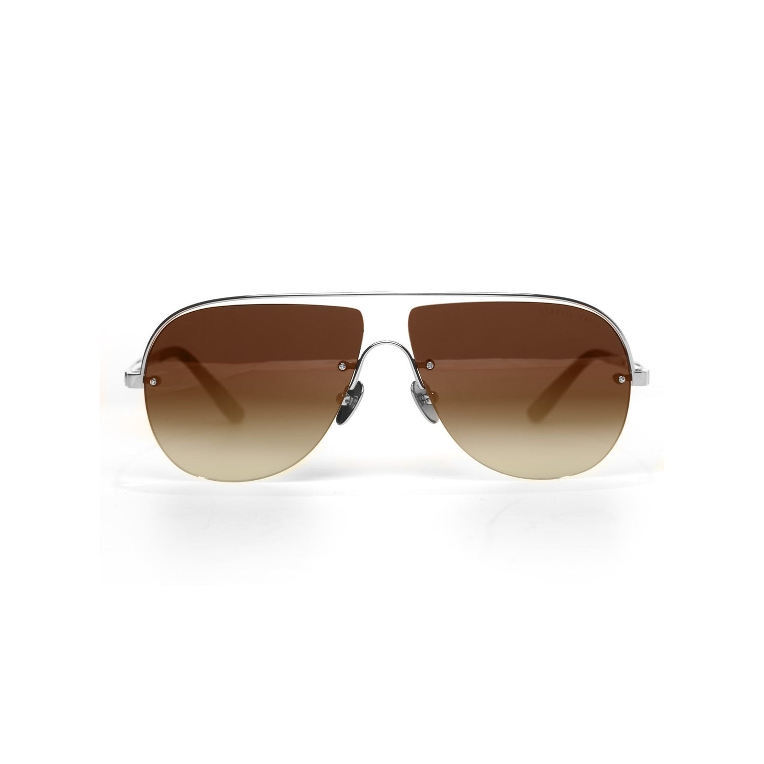 Order LEO White Gold Brown Lens Sunglasses – L'Écurie Paris